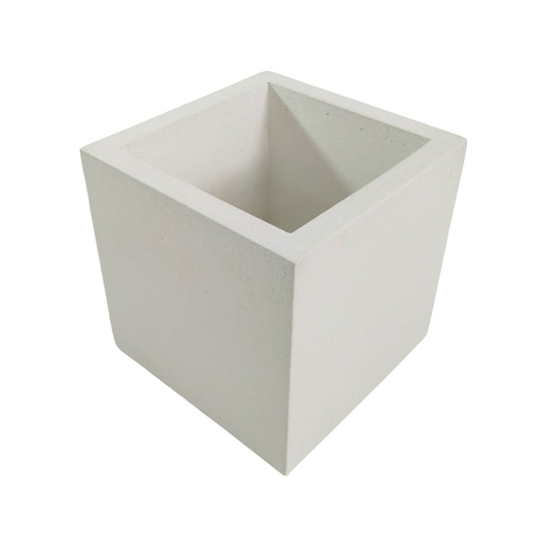 Matera De Mesa Pequeña Eloisa Petty Blanco 10x10cm Cuadrada – Bylmo