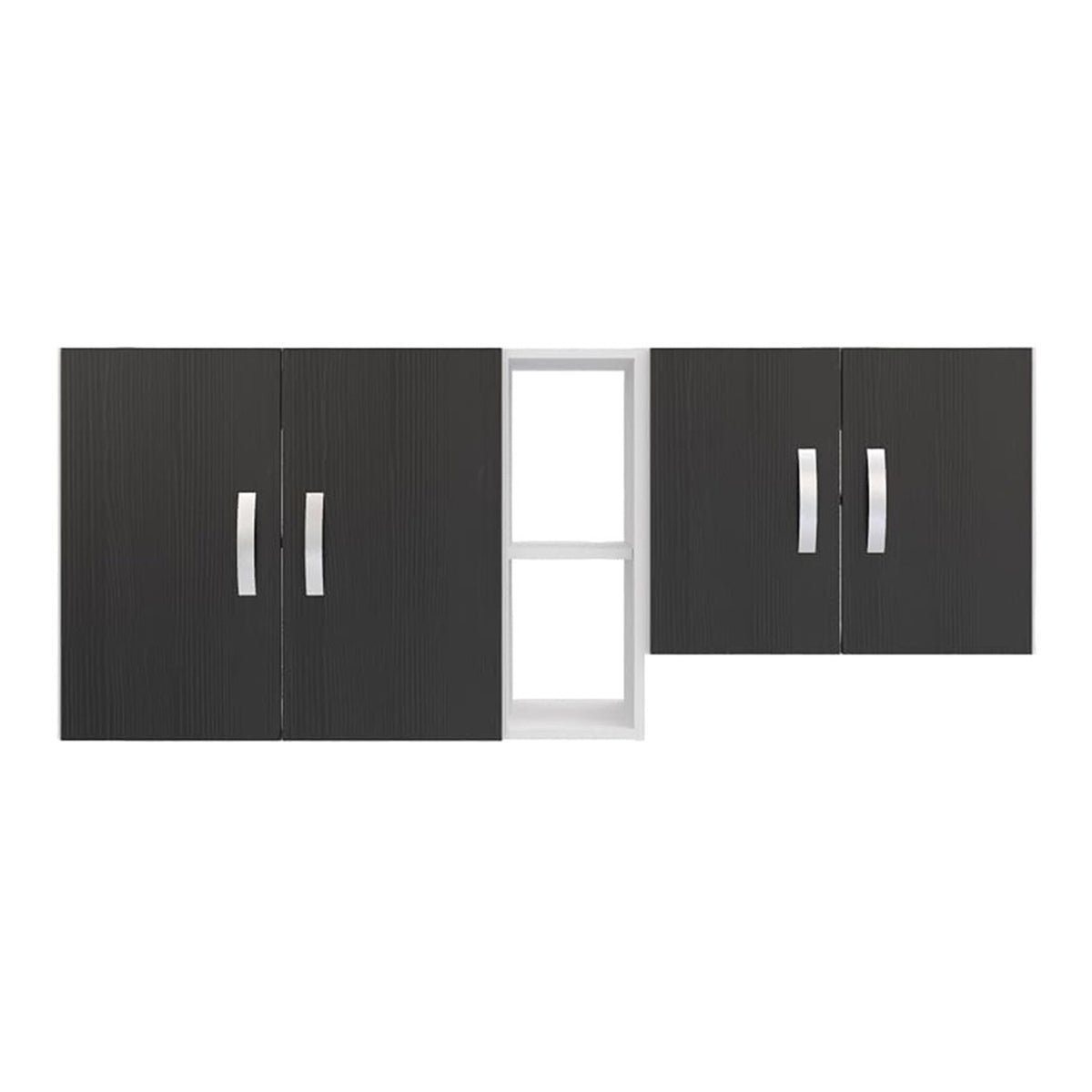 Mueble Superior Hannah Blanco y Wengue 150x56cm Para Lado Izquierdo o ...