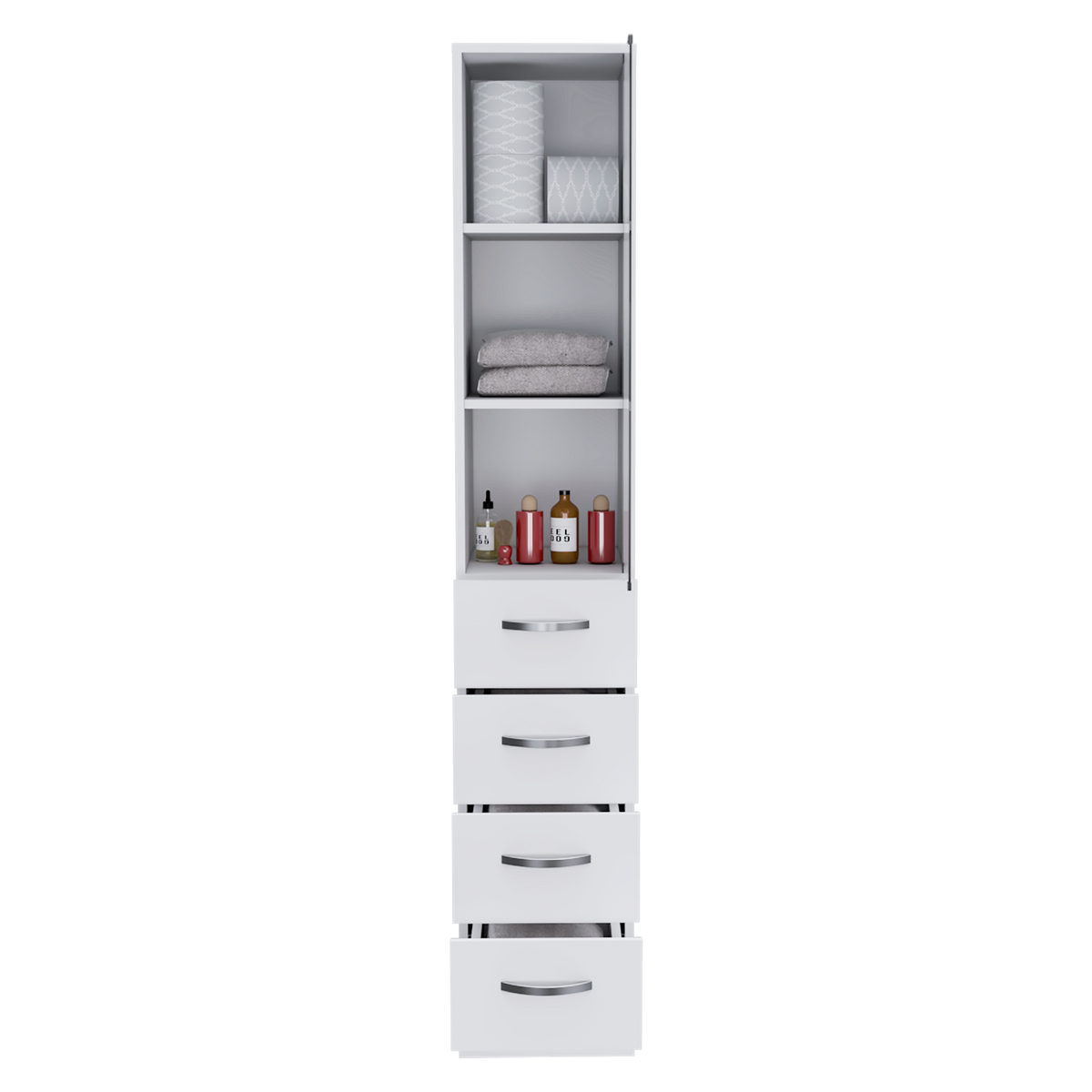 Torre de Baño Vanguard Blanco 30.4x173.45cm Con Patas – Bylmo