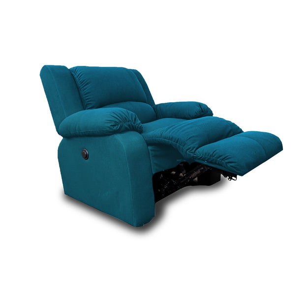 Silla Poltrona Reclinable Manual Reclinomatic Turquesa 90x102cm Con Re ...